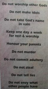 The Ten Commandments or Ten Words of God | Bibleview