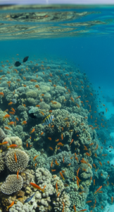 The Red Sea divided and congealed | Bibleview